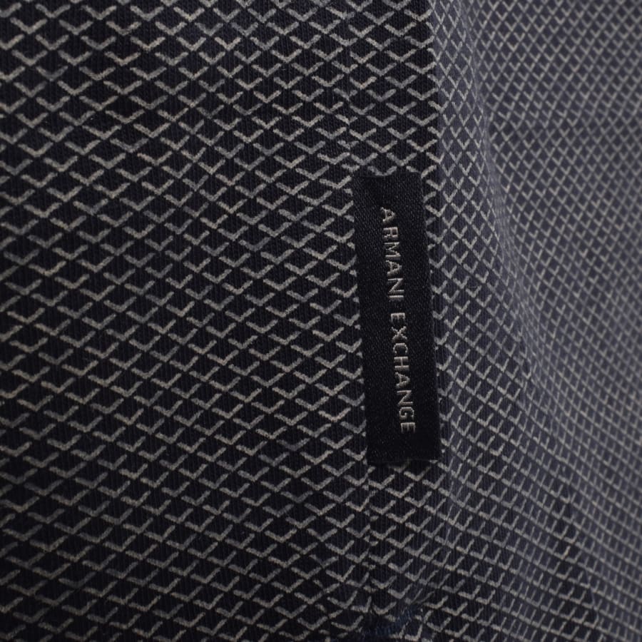 Armani Exchange Logo Polo T Shirt Navy | Mainline Menswear